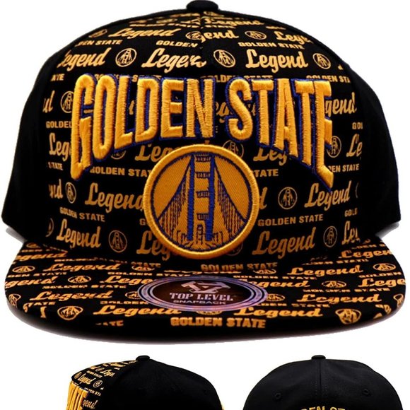 Top Level | Accessories | Golden State Top Level Legend Bridge Snapback ...